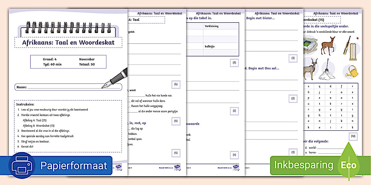 Afrikaans First Additional Language - Intermediate Phase