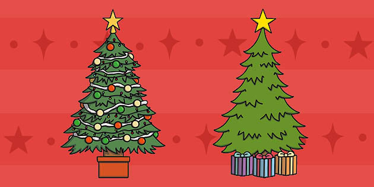 Large Christmas Tree | Primary Display Resource - Twinkl