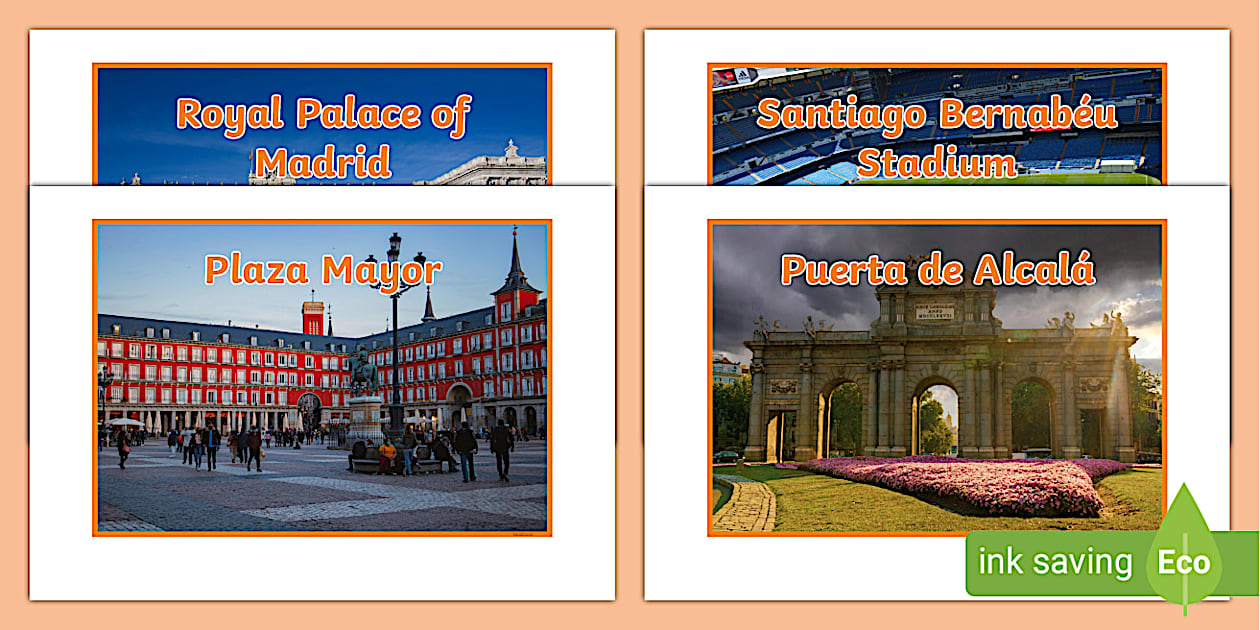 Madrid Landmarks Photo Pack (teacher made) - Twinkl