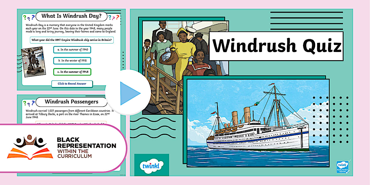 Windrush Quiz Presentation (teacher made) - Twinkl