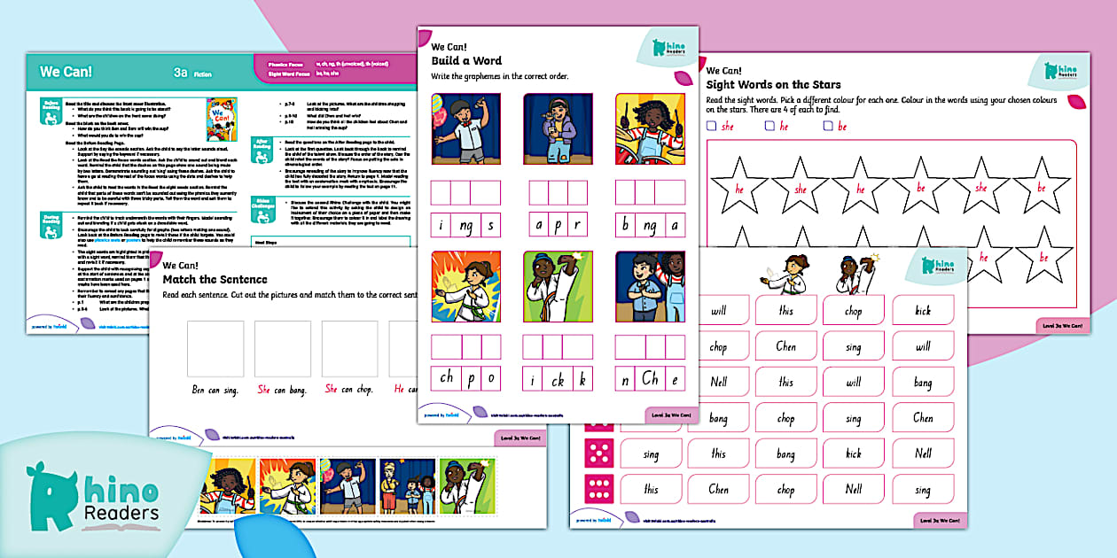Level 3a We Can! Guided Reading Pack (teacher made) - Twinkl
