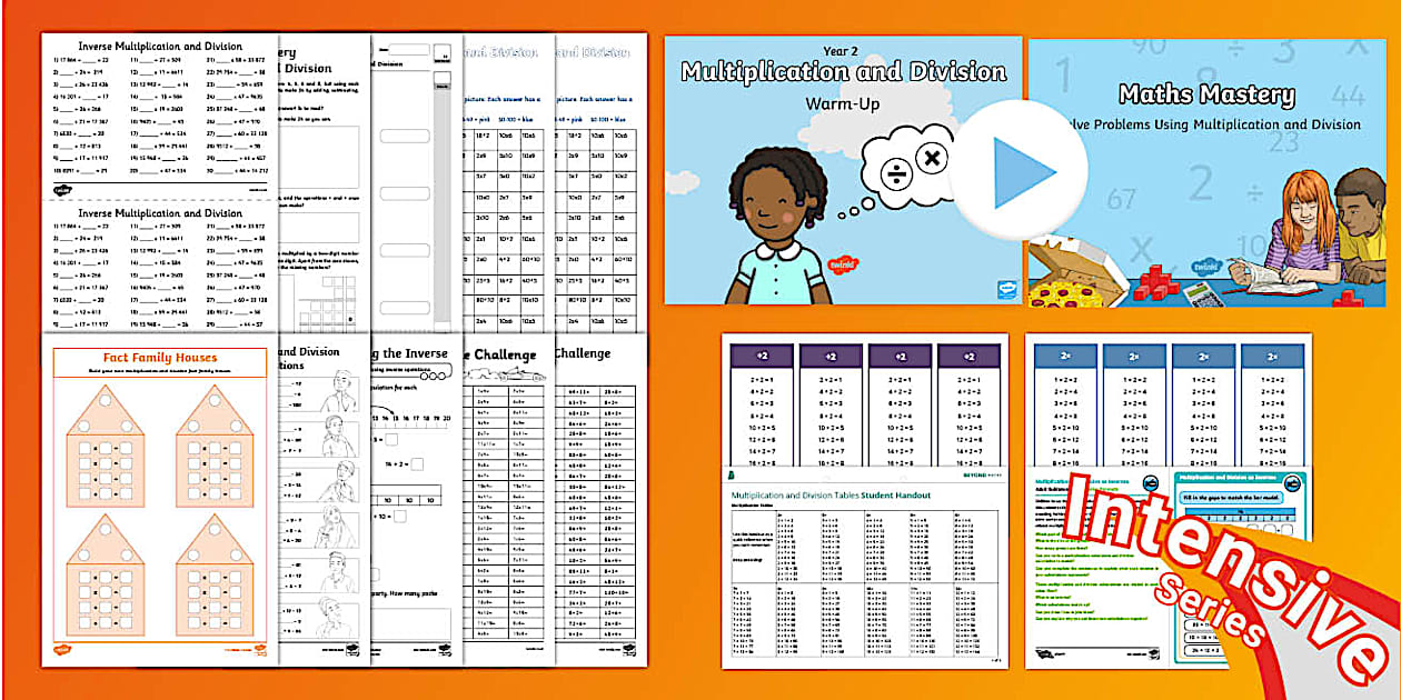 Intensive - Maths - Multiplication Division Mix - Twinkl