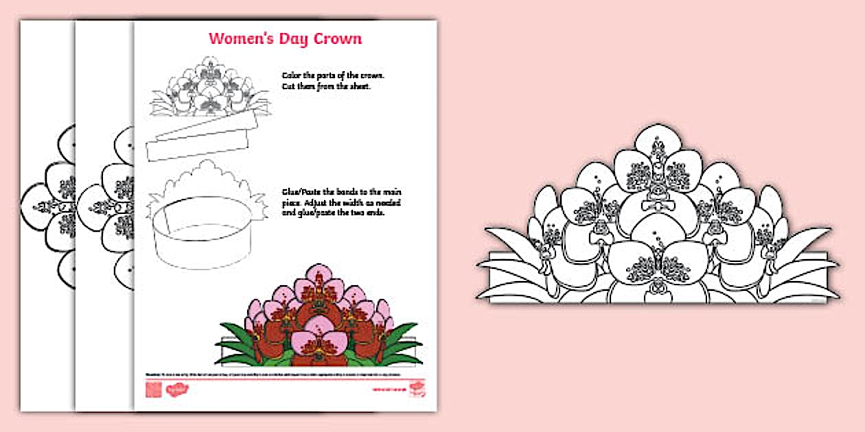 Women's Day Crown | Pre-K - Grade 1 | Twinkl (teacher made)