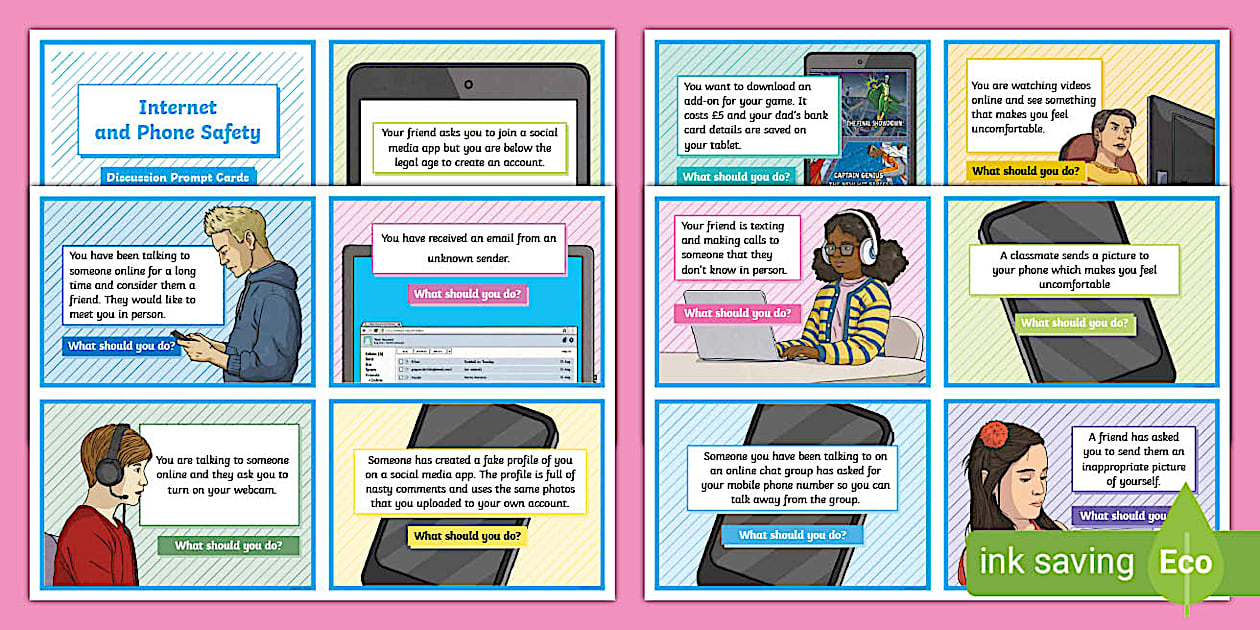 Internet Safety Discussion Questions | Safety | Twinkl