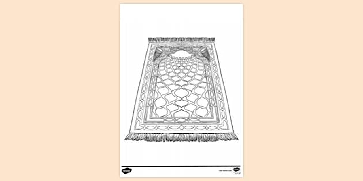 Prayer Mat Colouring | Colouring Sheets (teacher made)