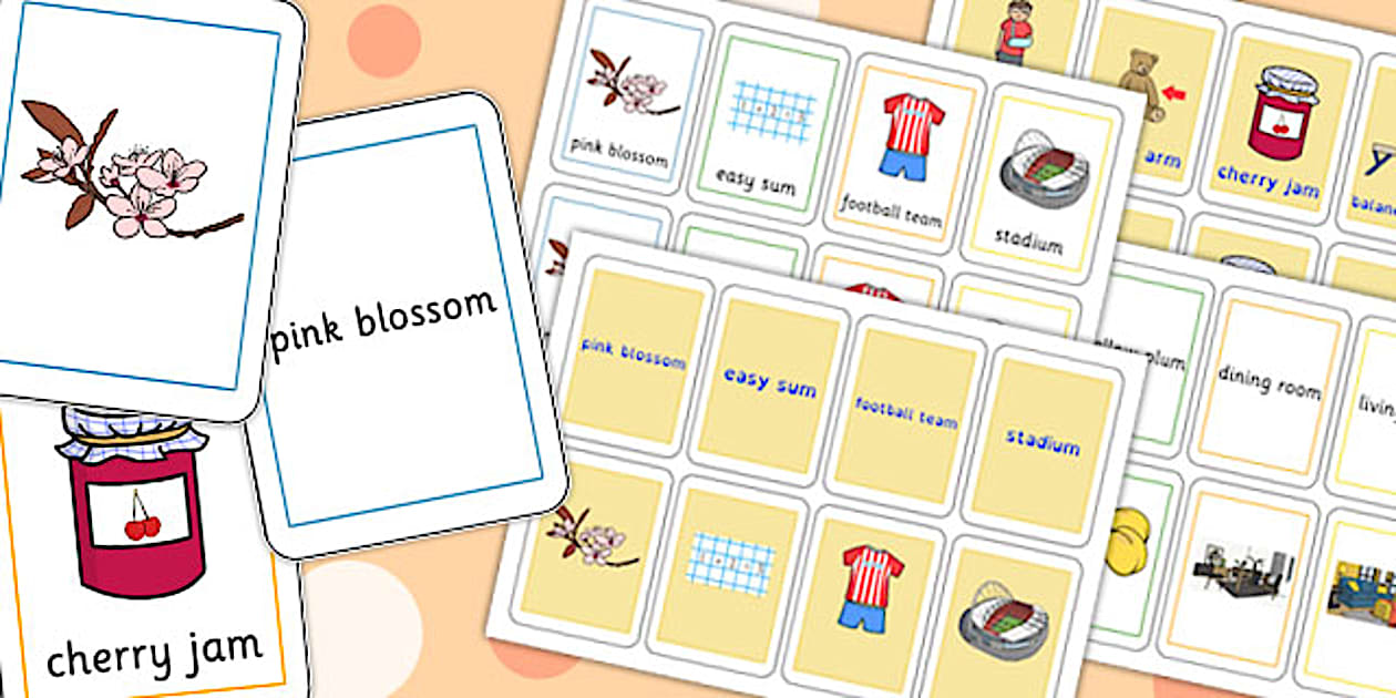Three Syllable Final M Sound Playing Cards - Twinkl