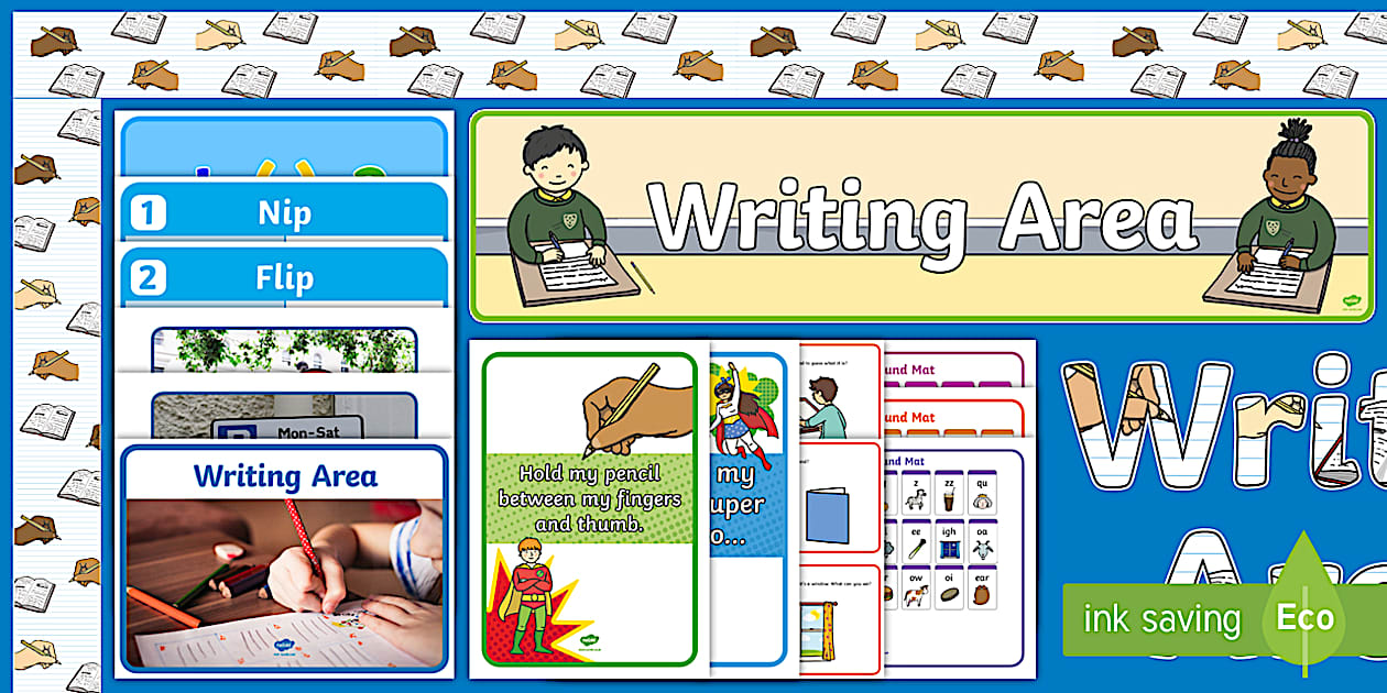 👉 EYFS Writing Area Classroom Set Up Pack - Twinkl