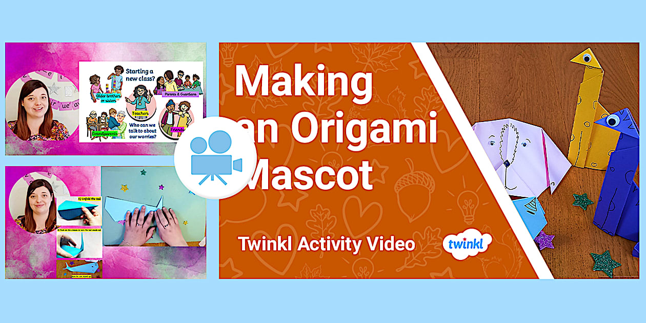 KS1 (Ages 5-7) Activity Video: Making an Origami Mascot