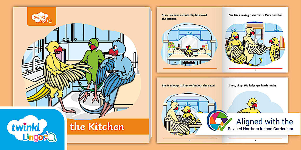 Pip in the Kitchen Phase 2 'ch/tch' Sound Story - Twinkl