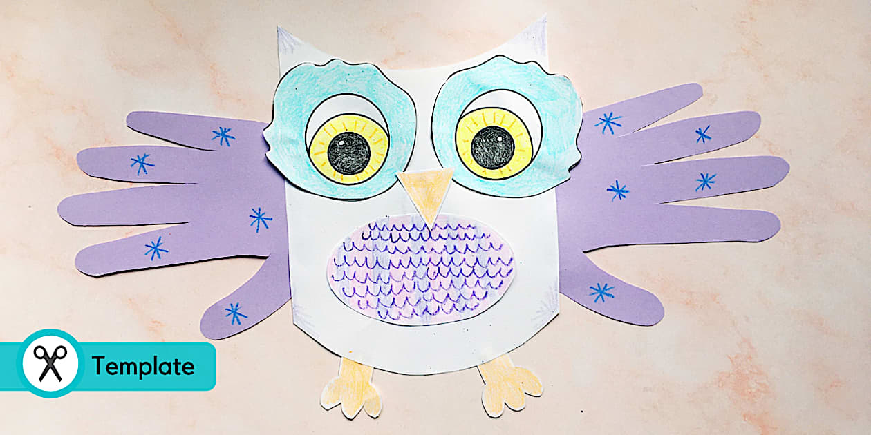 Winter Owl Craft Template - Winter Activities for Kids
