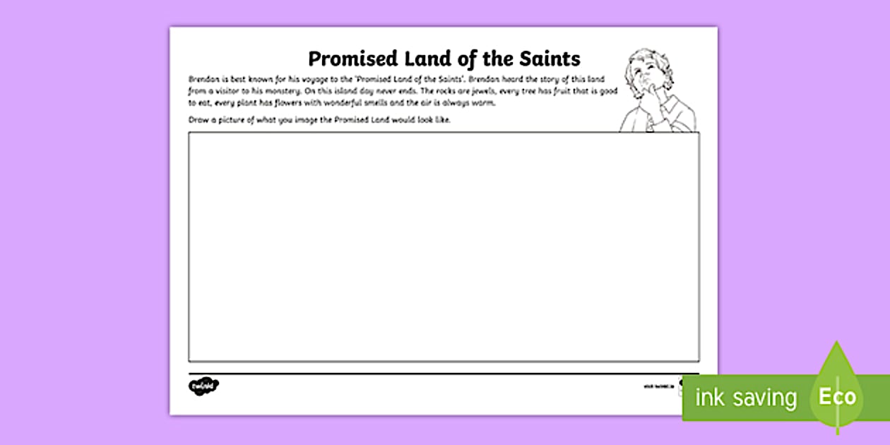"Promised Land of the Saints" Drawing Activity