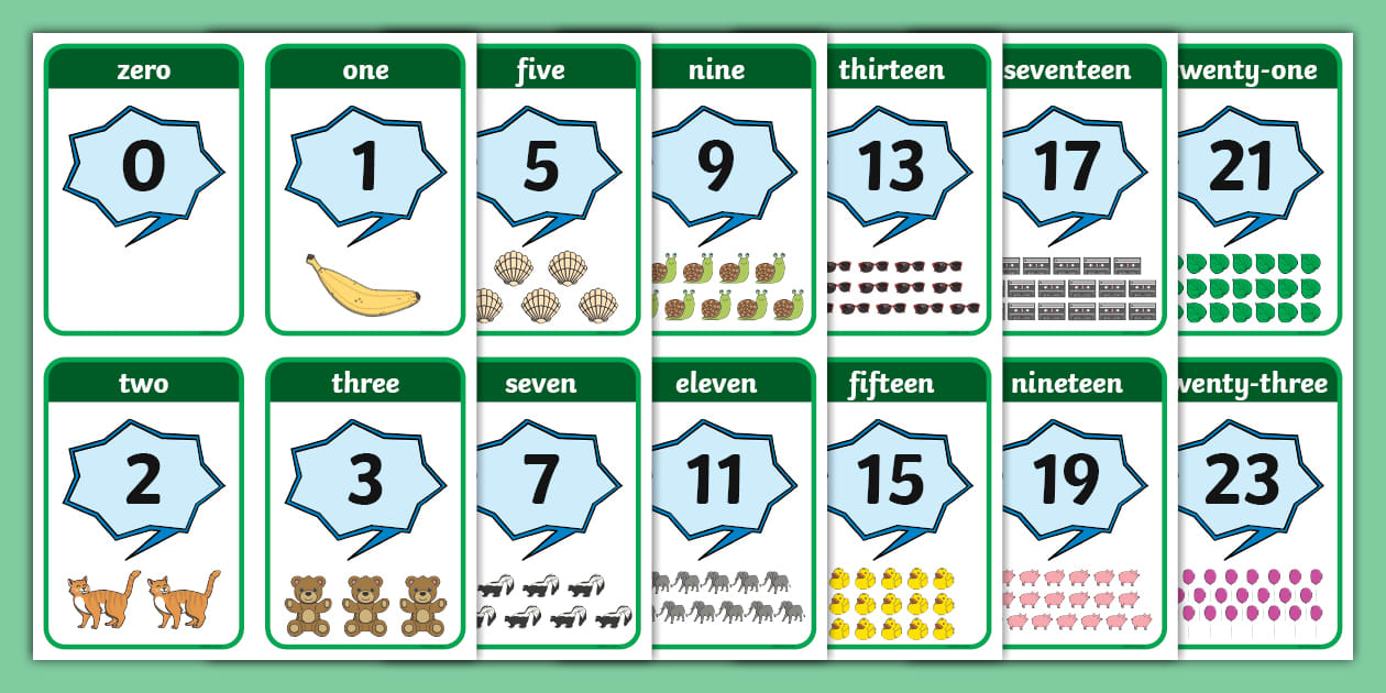 0-30 Number And Word Flashcards (teacher made) - Twinkl