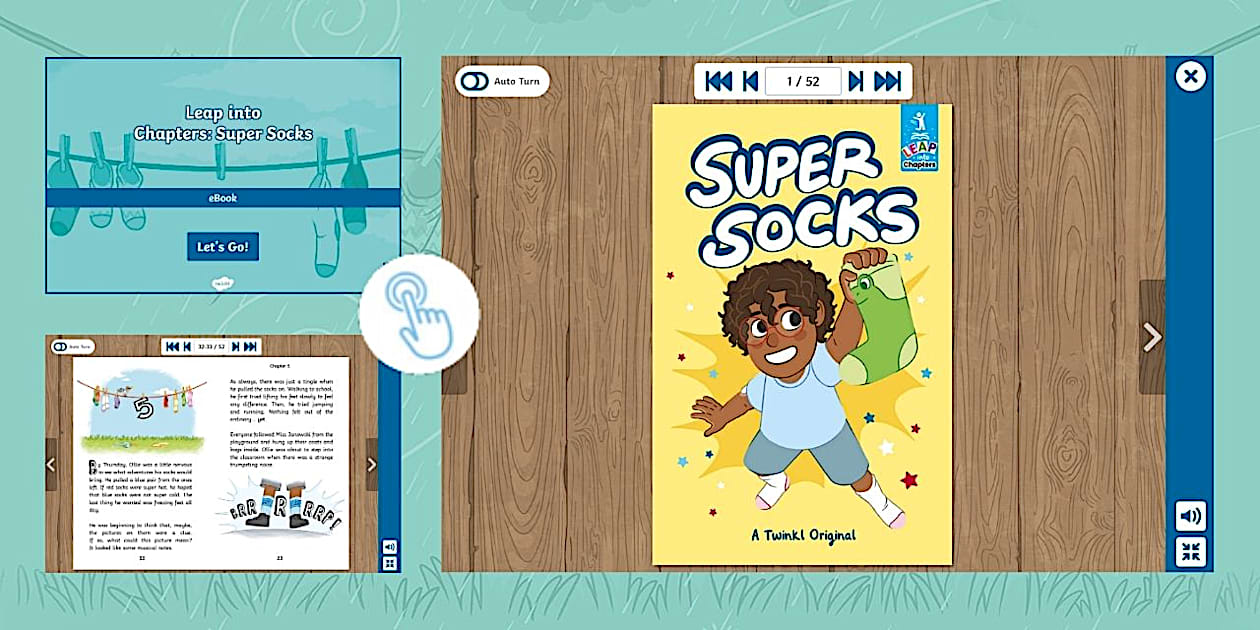 Leap into Chapters: Super Socks - Read Online (Teacher-Made)