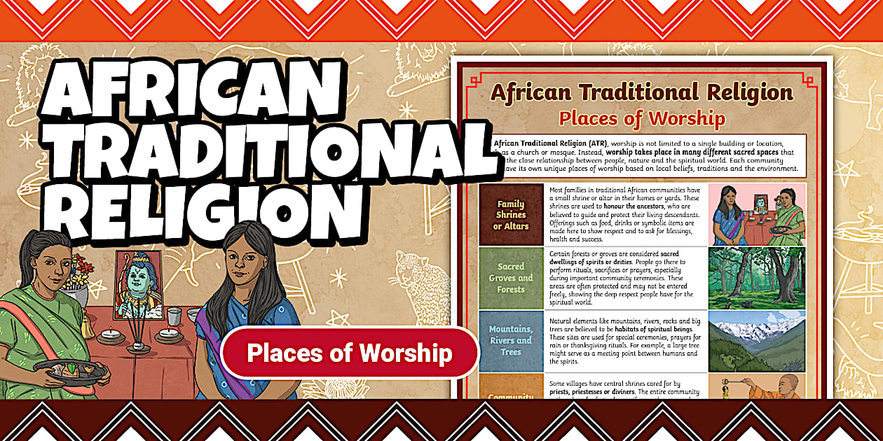 African Traditional Religion Places of Worship Poster