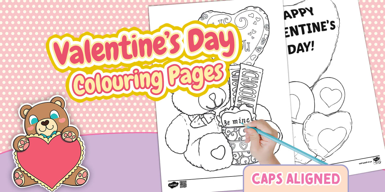 Foundation Phase Life Skills - Valentine's Day - Colouring Page (CAPS ...