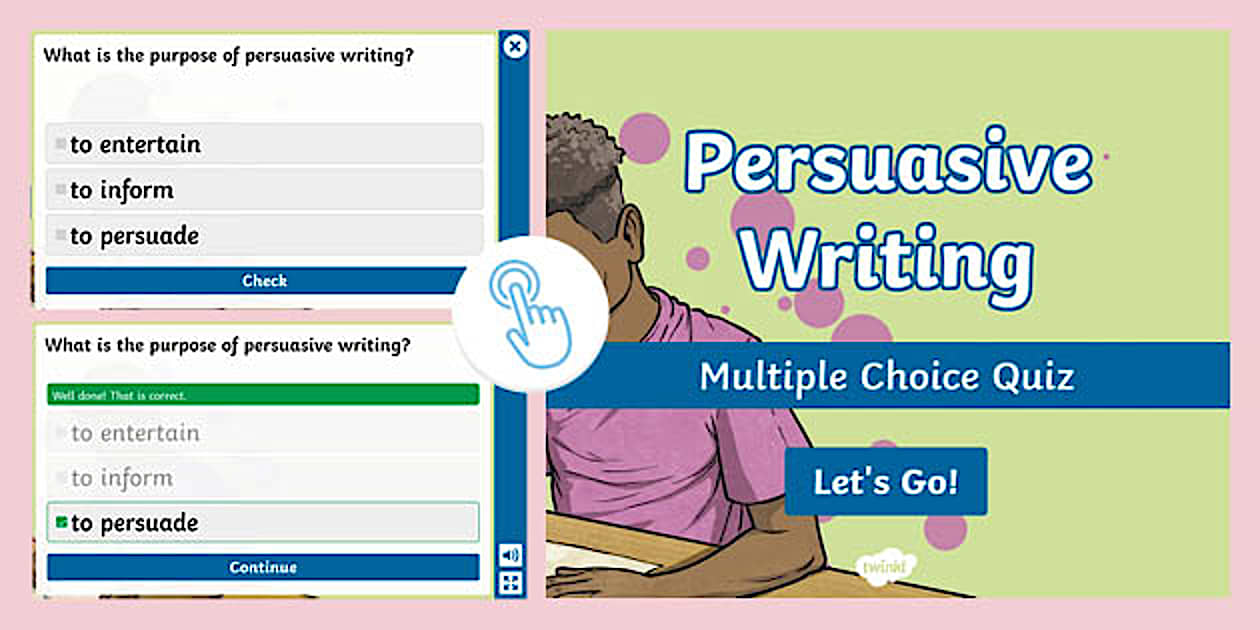 Persuasive Writing Quiz | Australian Primary Teaching