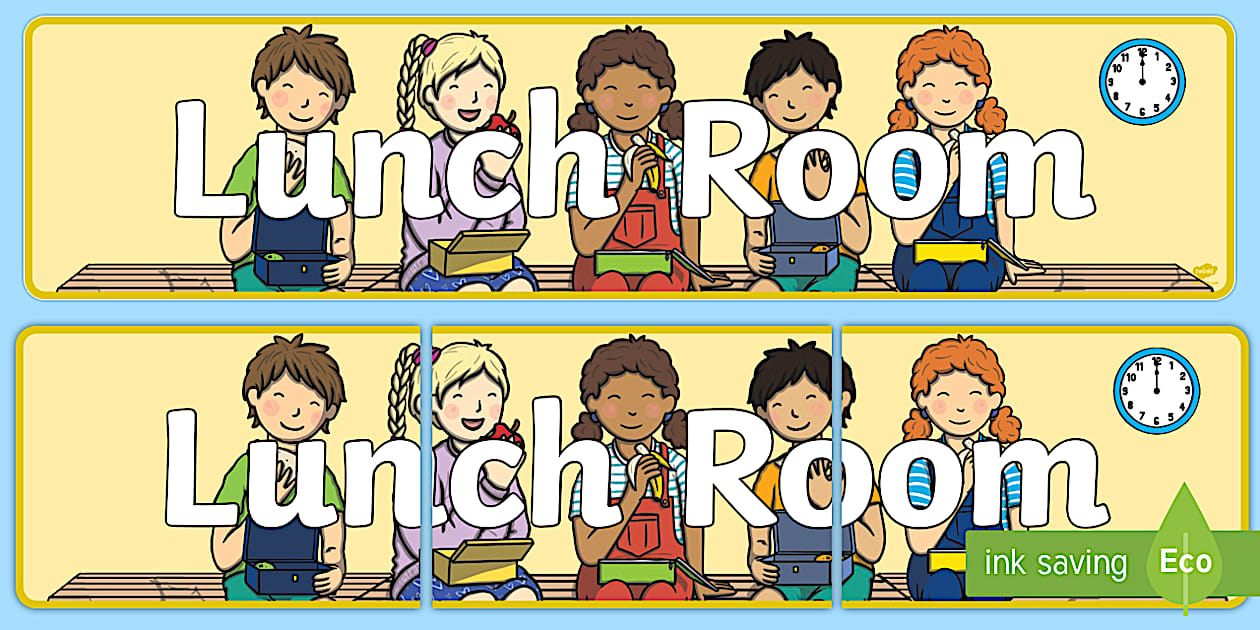 👉 Lunch Room Display Banner (teacher made) - Twinkl