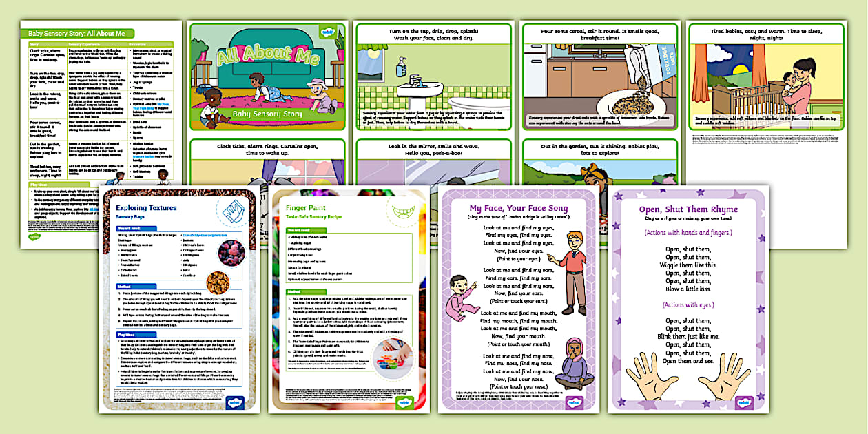 EYFS All About Me - My Body Resource Pack (Ages 0-2)