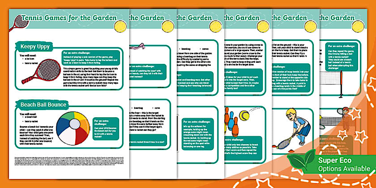 Tennis Games For The Garden | Parents Summer Activities