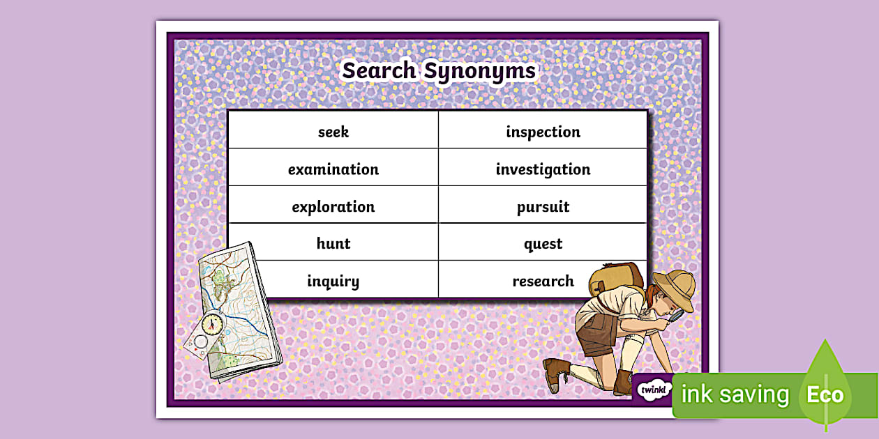 Search Synonyms Word Mat