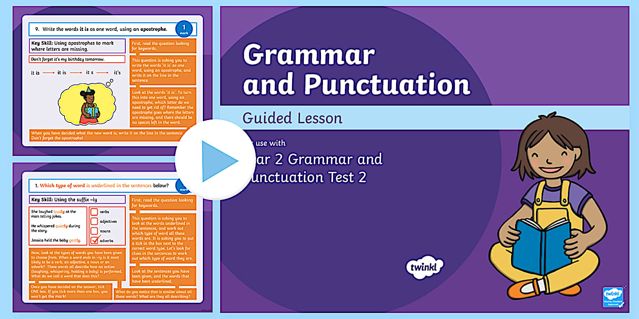 Year 2 Punctuation: Guided PowerPoint | SPaG (teacher made)