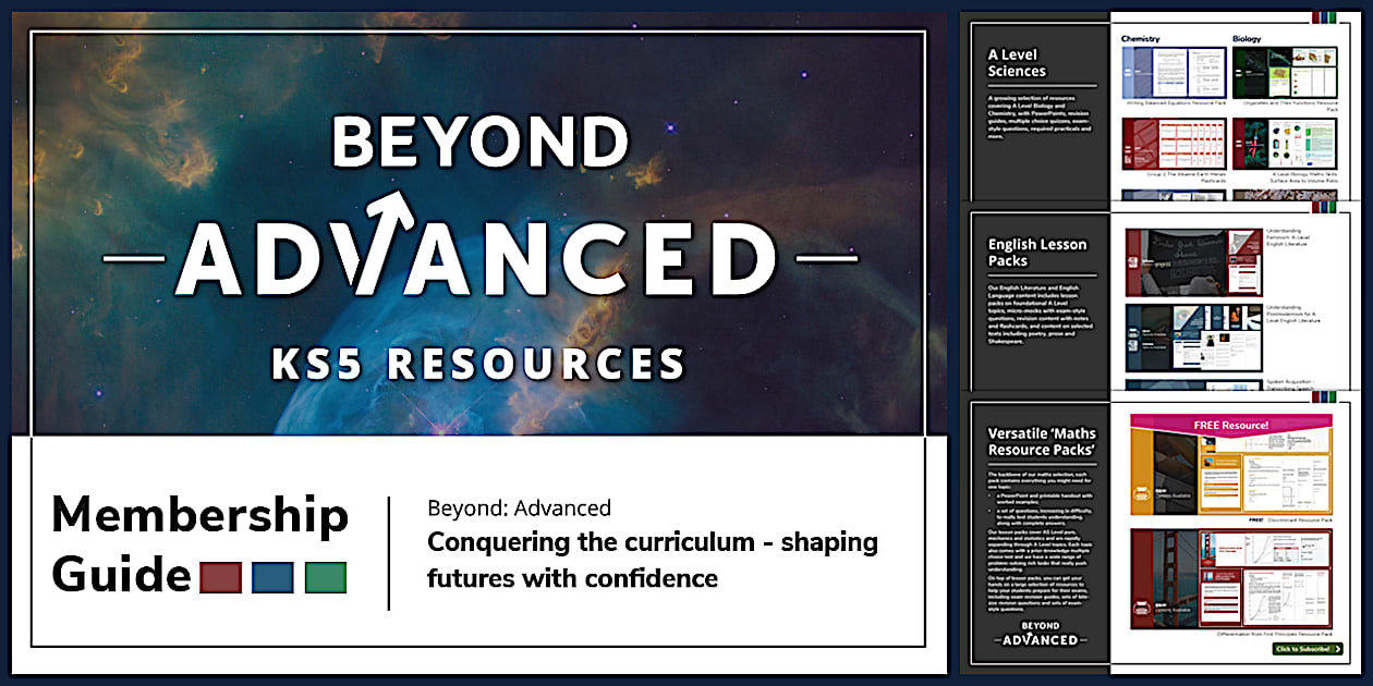 FREE! - 👉 KS5 Membership Guide | Beyond: Advanced