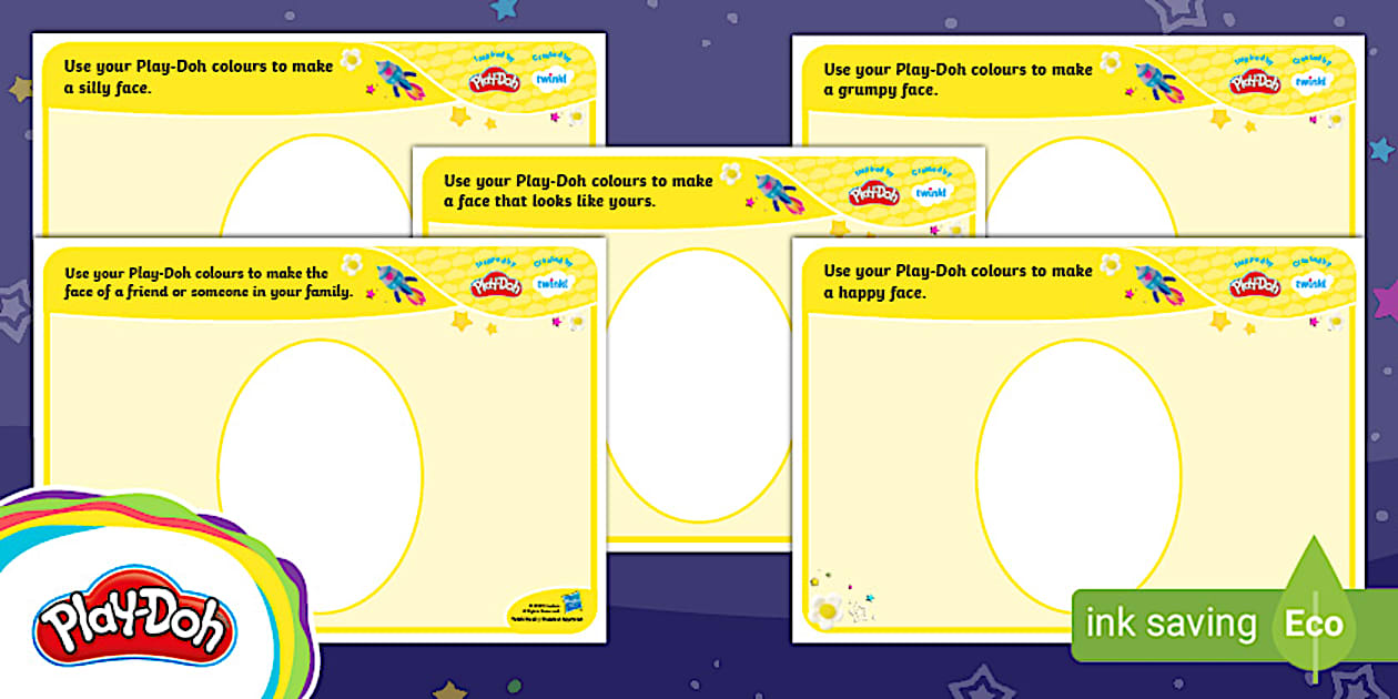 Play-Doh: Faces Mats