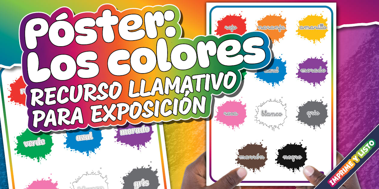 Póster: Los colores