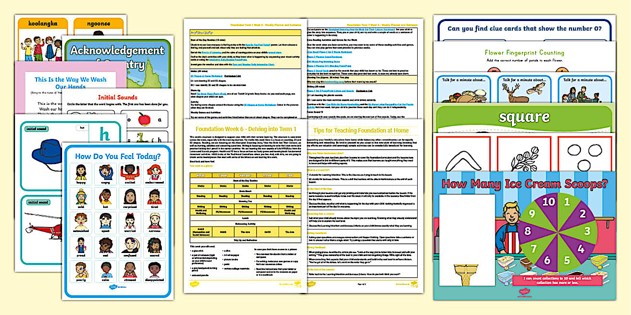 Foundation Term 1 Week 6 Remote Home Learning Pack - Twinkl