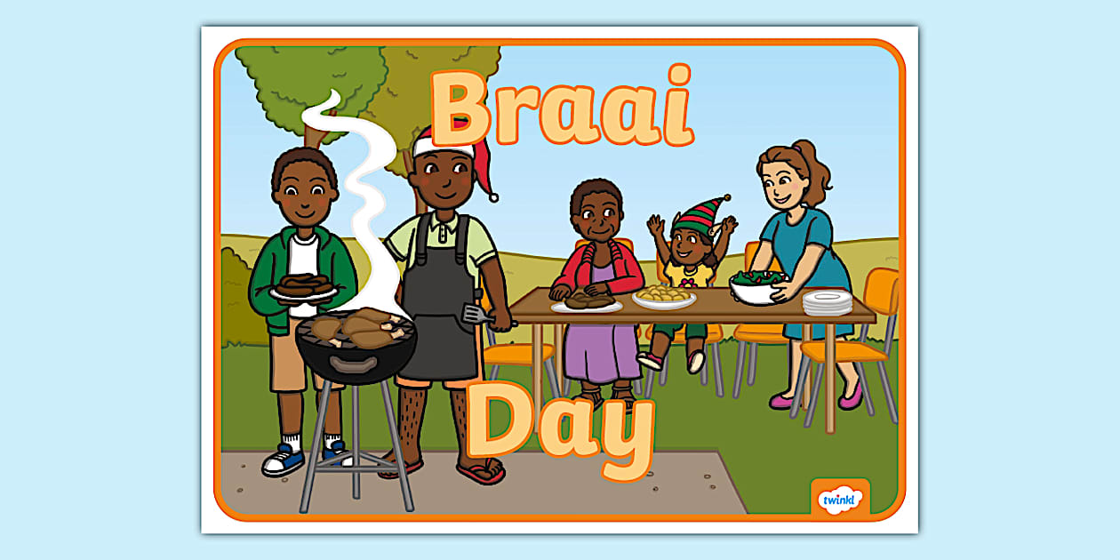 * NEW * Braai Day Display Poster (Teacher-Made) - Twinkl