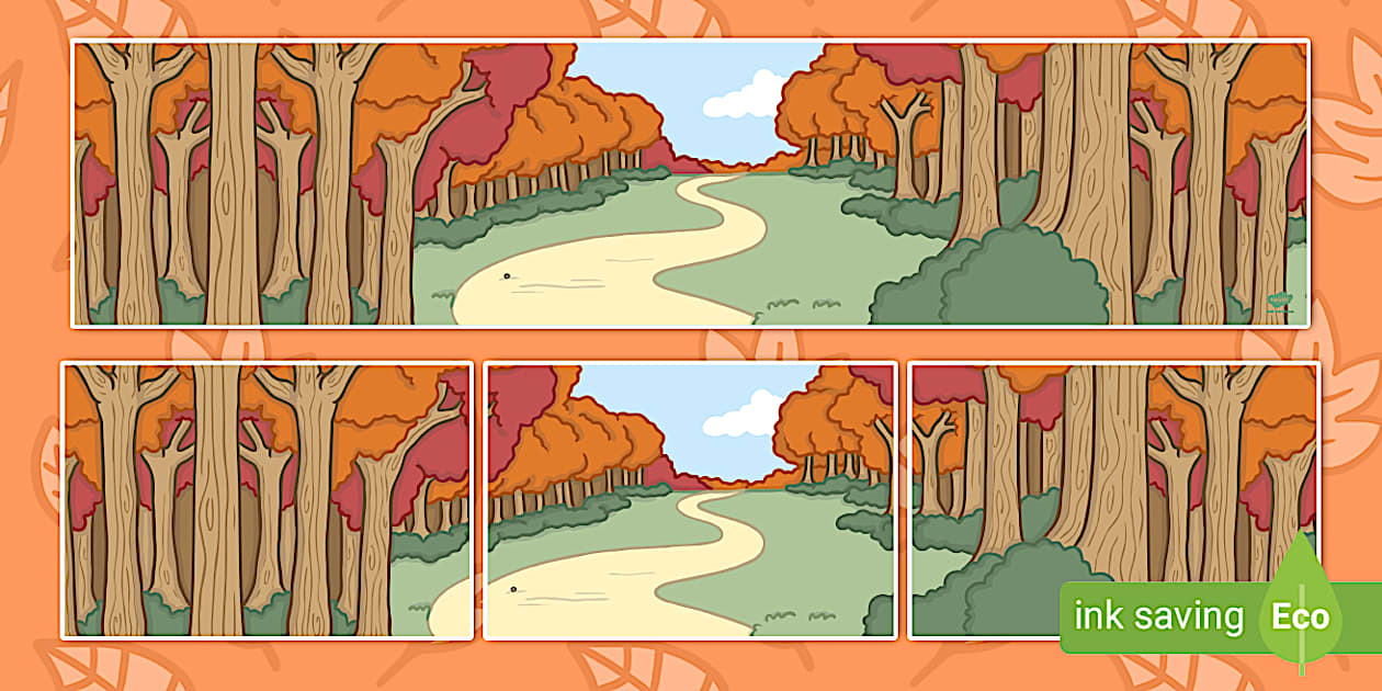 Small World Background (Autumn) (teacher made) - Twinkl