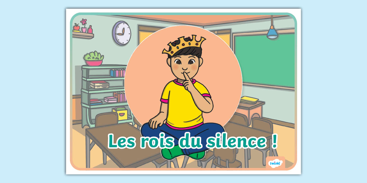 Affiche : Les rois du silence - Twinkl Organisation - Twinkl