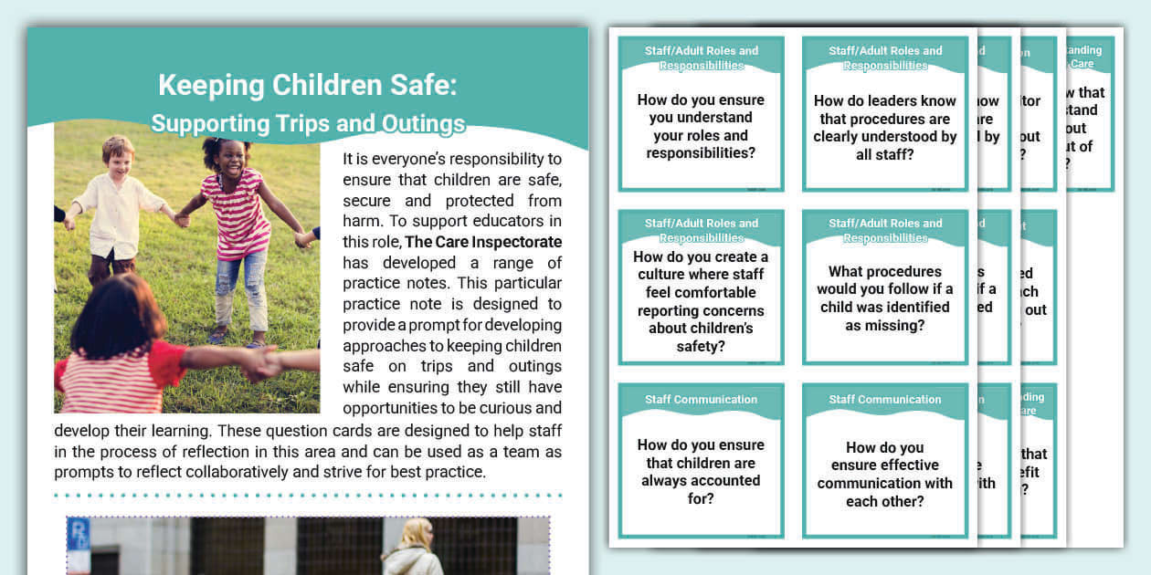Keeping Children Safe: Trips and Outings ELC Question Cards