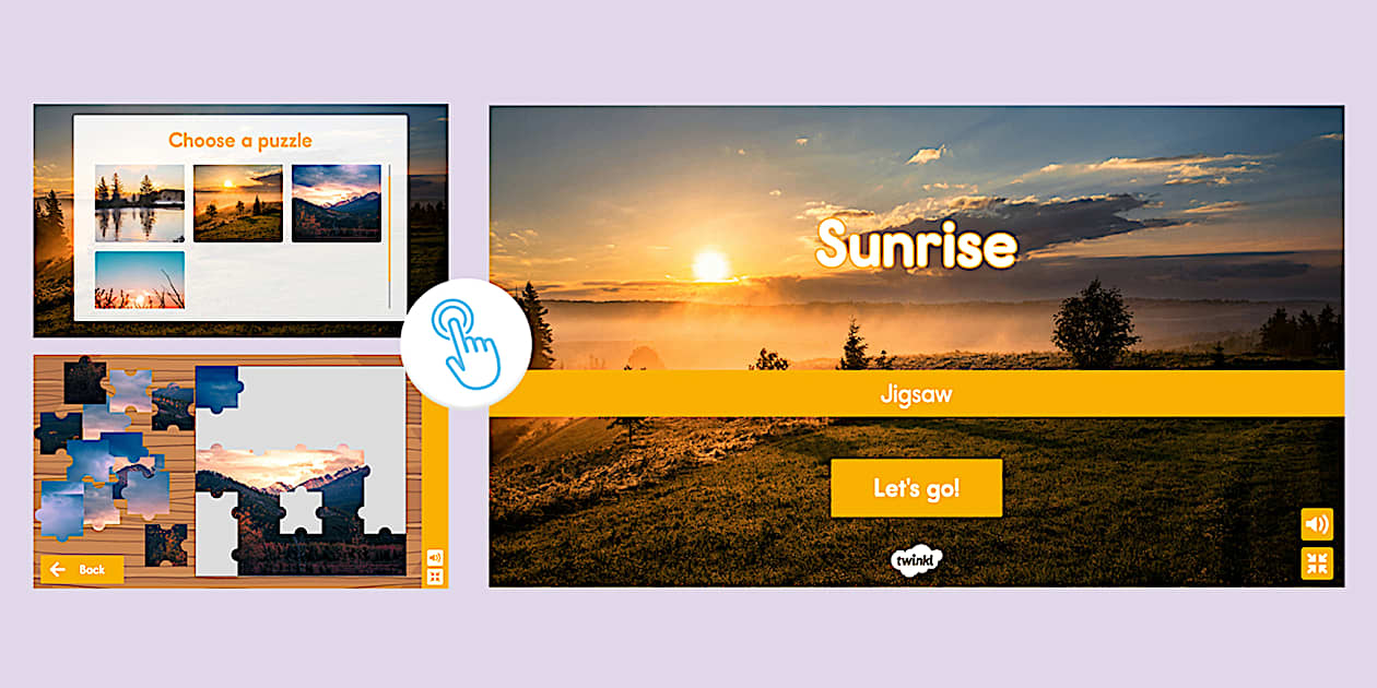 Sunrise Interactive Jigsaw (teacher made) - Twinkl