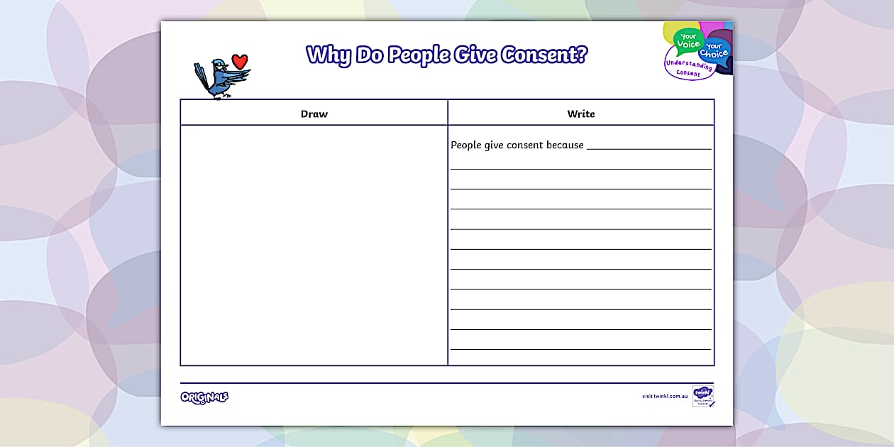 Your Voice, Your Choice: Why Do People Give Consent Activity