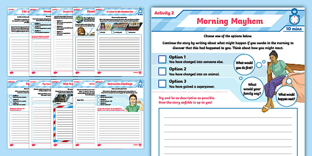 LKS2 Short Burst Writing Activity Pack (teacher made)