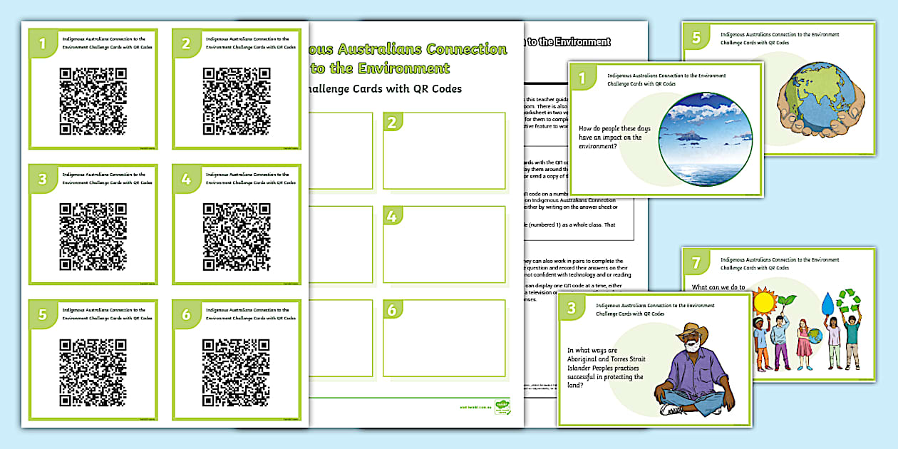 Indigenous Australians Connection to the Environment Cards