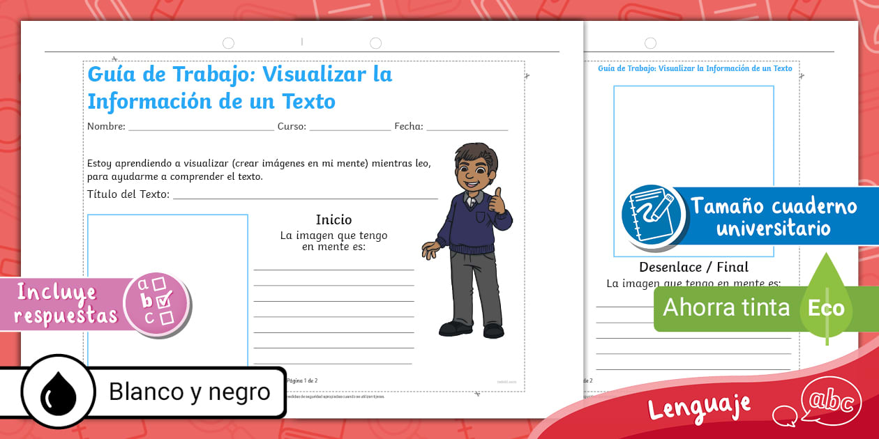 Guía | Visualización | Estrategias | Comprensión | Lectura
