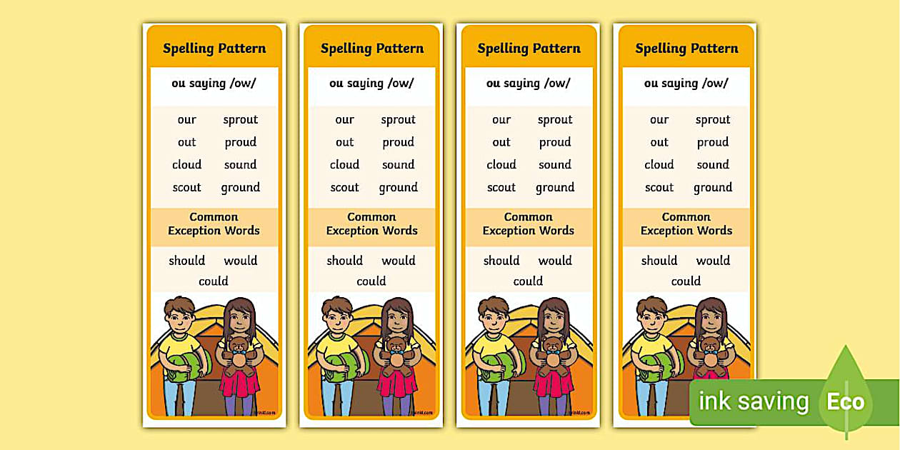 Level 5 Week 8 Spelling Bookmarks Twinkl Phonics - Twinkl
