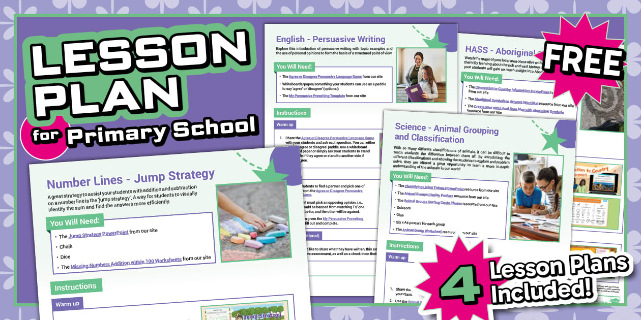 Lesson Plans for Primary School Legends
