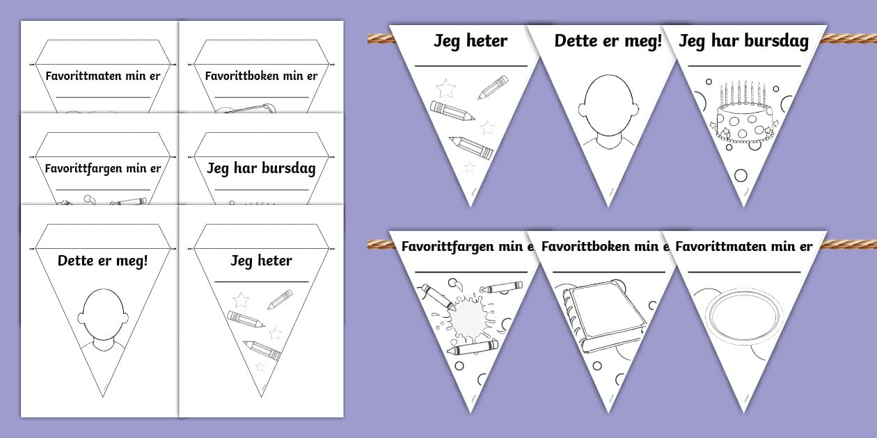 Vimpler til nytt skoleår (teacher made) - Twinkl