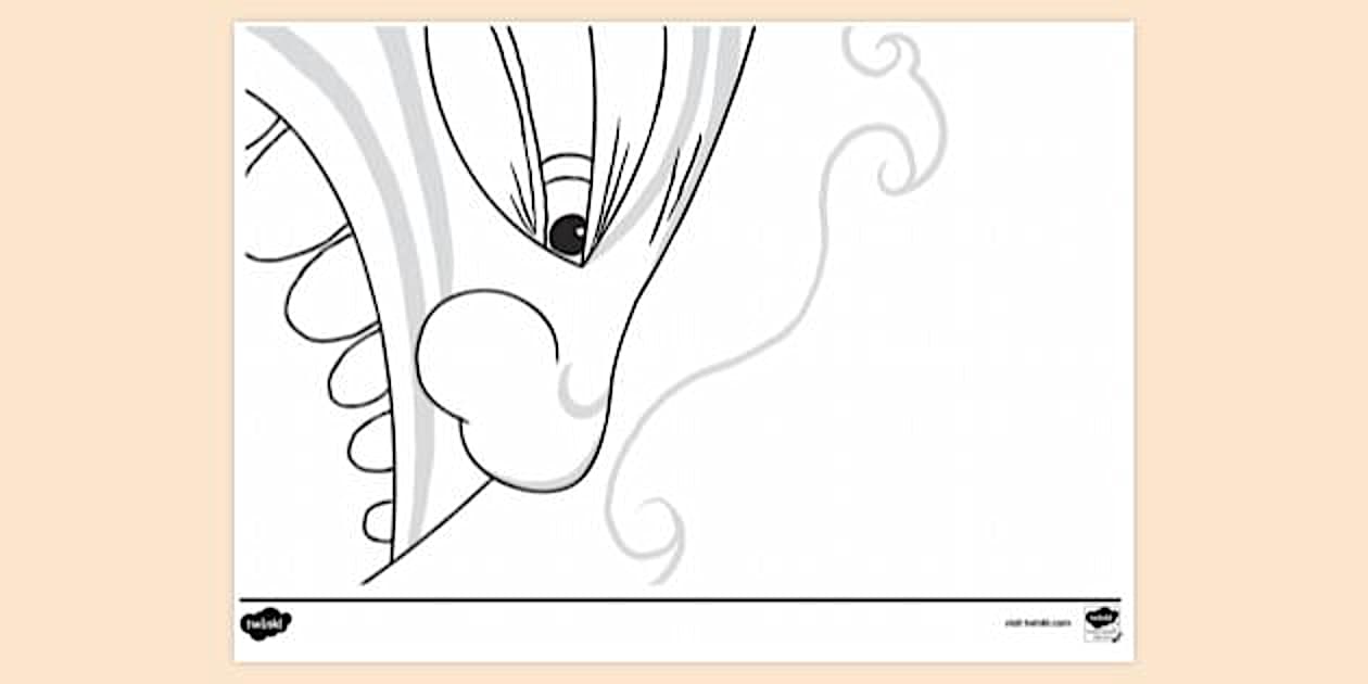 Sun Scowling Colouring Sheet (teacher made) - Twinkl