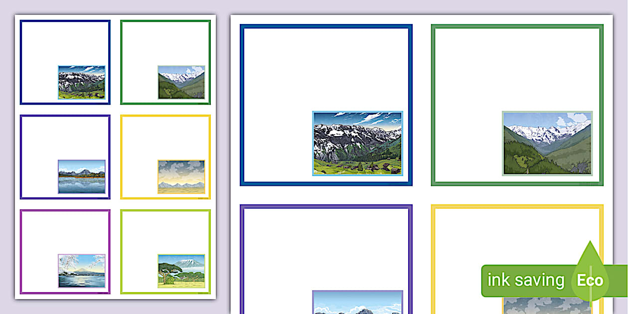 Mountain Peg Labels, Name Labels, Signs, Mountains - Twinkl