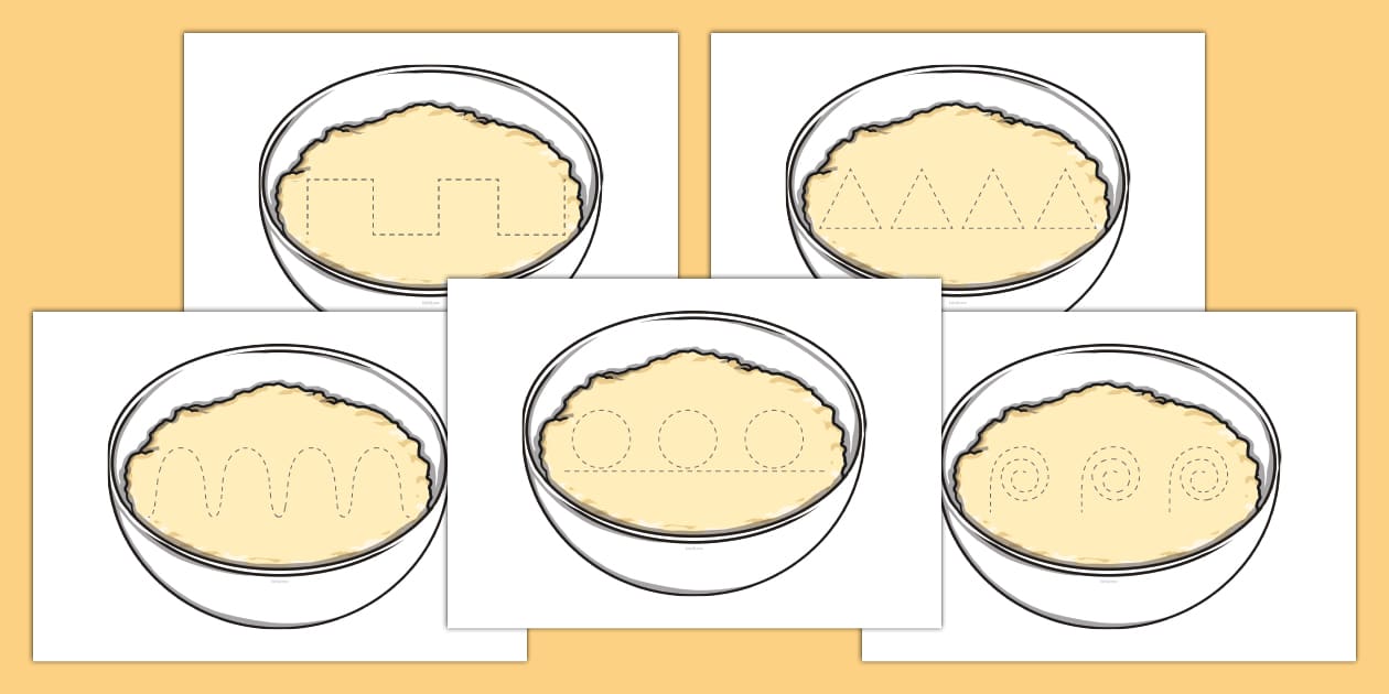 Pencil Control on Porridge Bowls Activity | Twinkl - Twinkl