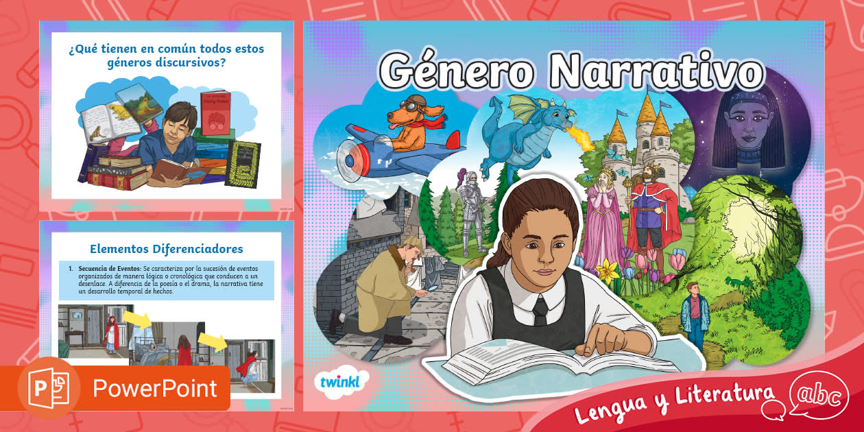 Género Narrativo | Características | Enseñanza Media | 8°