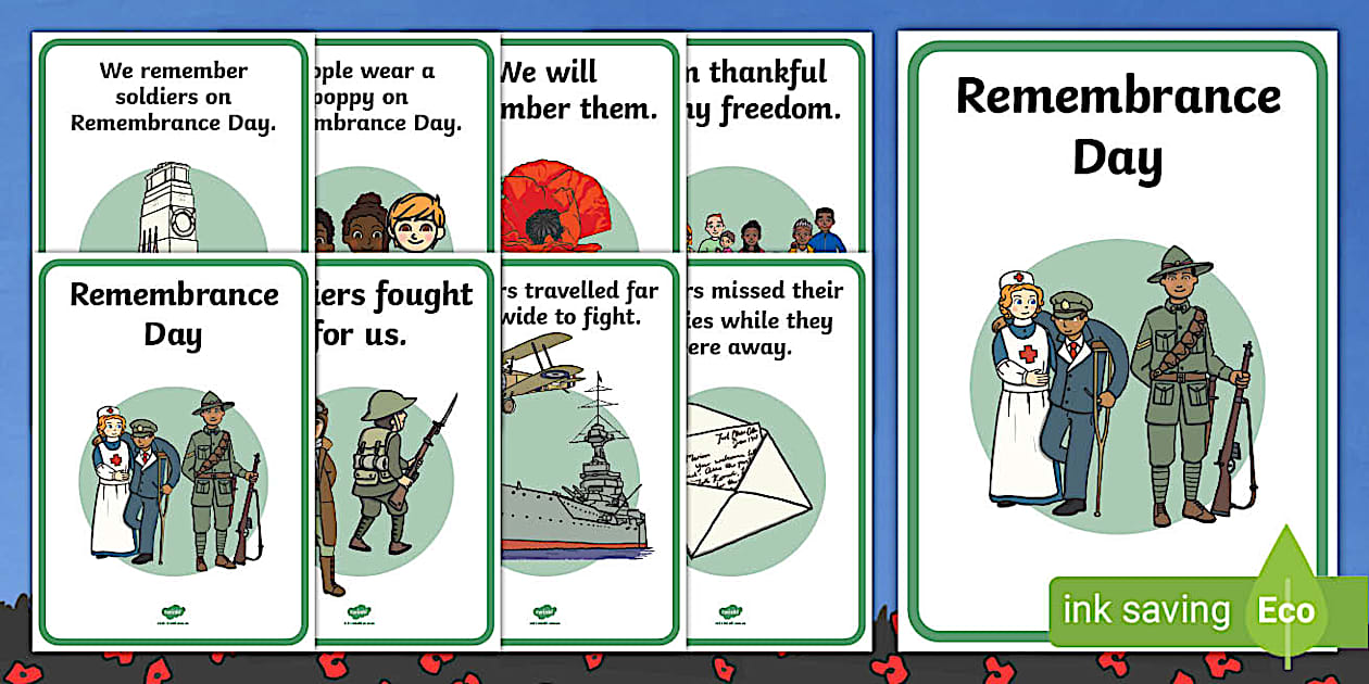 Remembrance Day Posters (teacher made) - Twinkl
