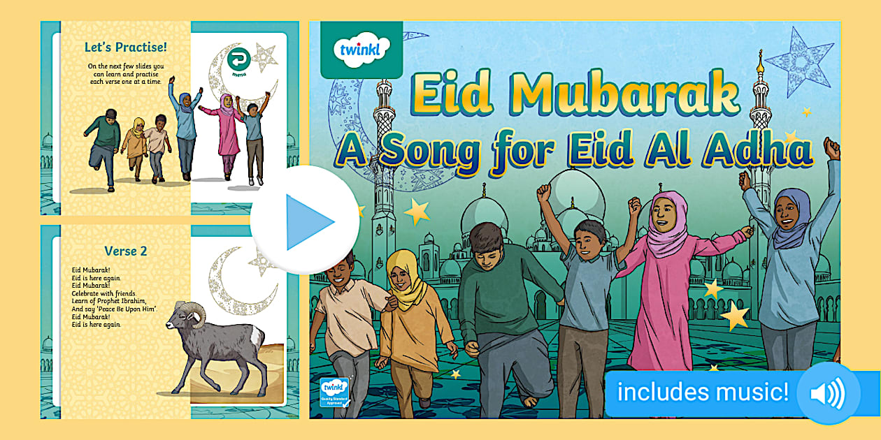 👉 Eid Mubarak Song for Eid Al-Adha | Twinkl | Music | KS2