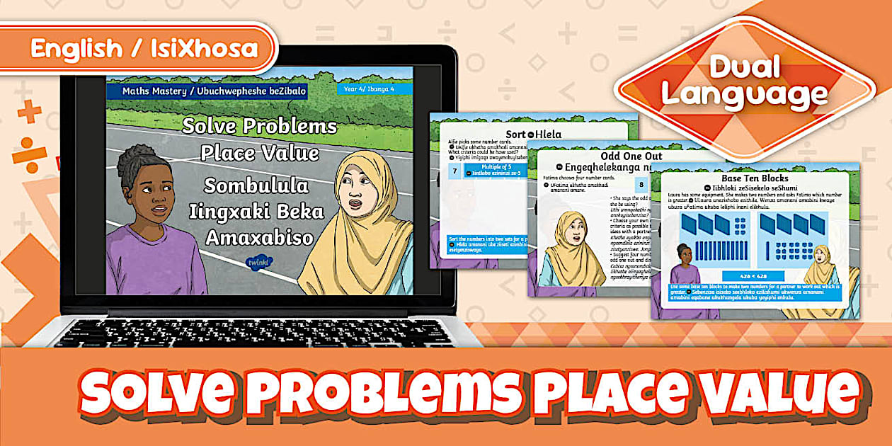 Grade 4 Solve Problems Place Value Maths Mastery PowerPoint IsiXhosa ...