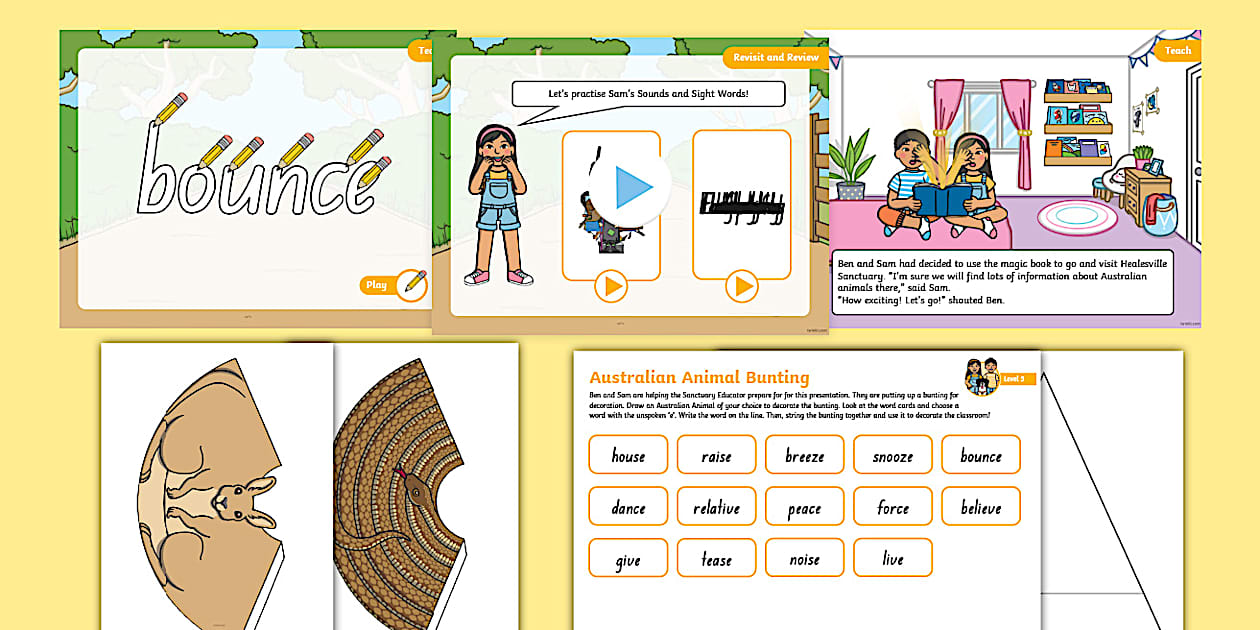 unspoken 'e' Lesson Pack - Level 5 Week 28 Lesson 2 - Twinkl