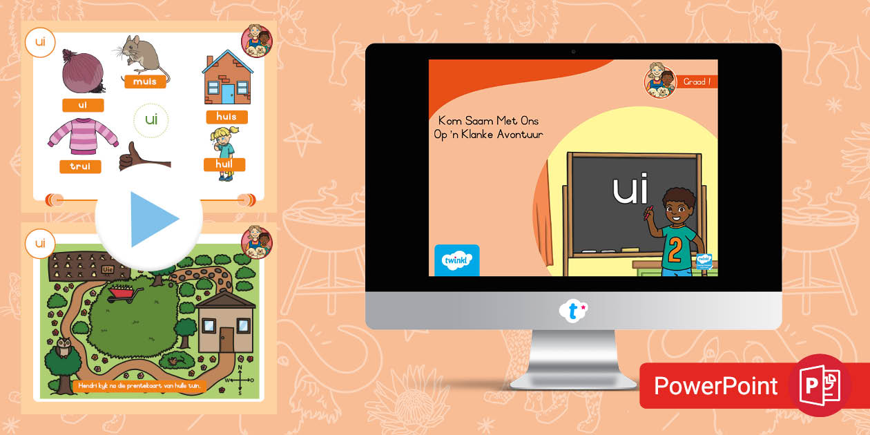 Graad 1 Klanke Lesaanbieding ui (teacher made) - Twinkl